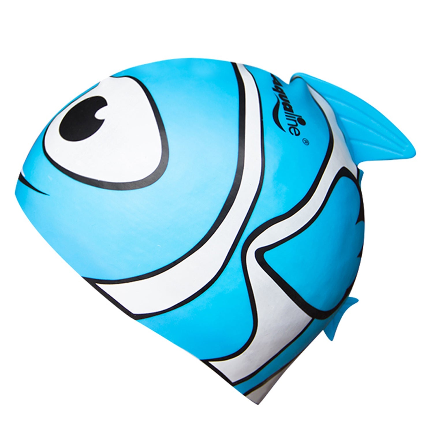 Fish Silicone Kids Swim Cap | Junior Fit | Fun & Comfy | Aqualine AU